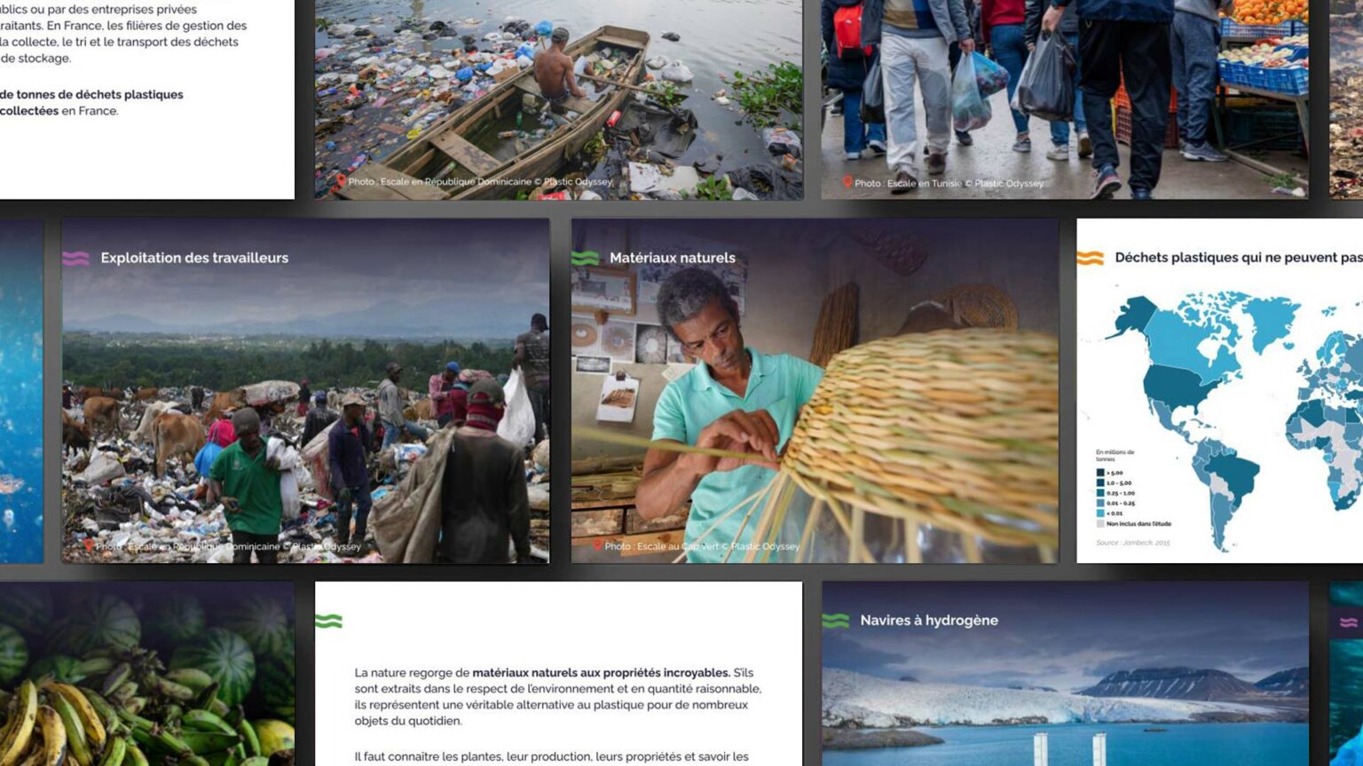 Pollution plastique : la fresque des solutions | Plastic Odyssey