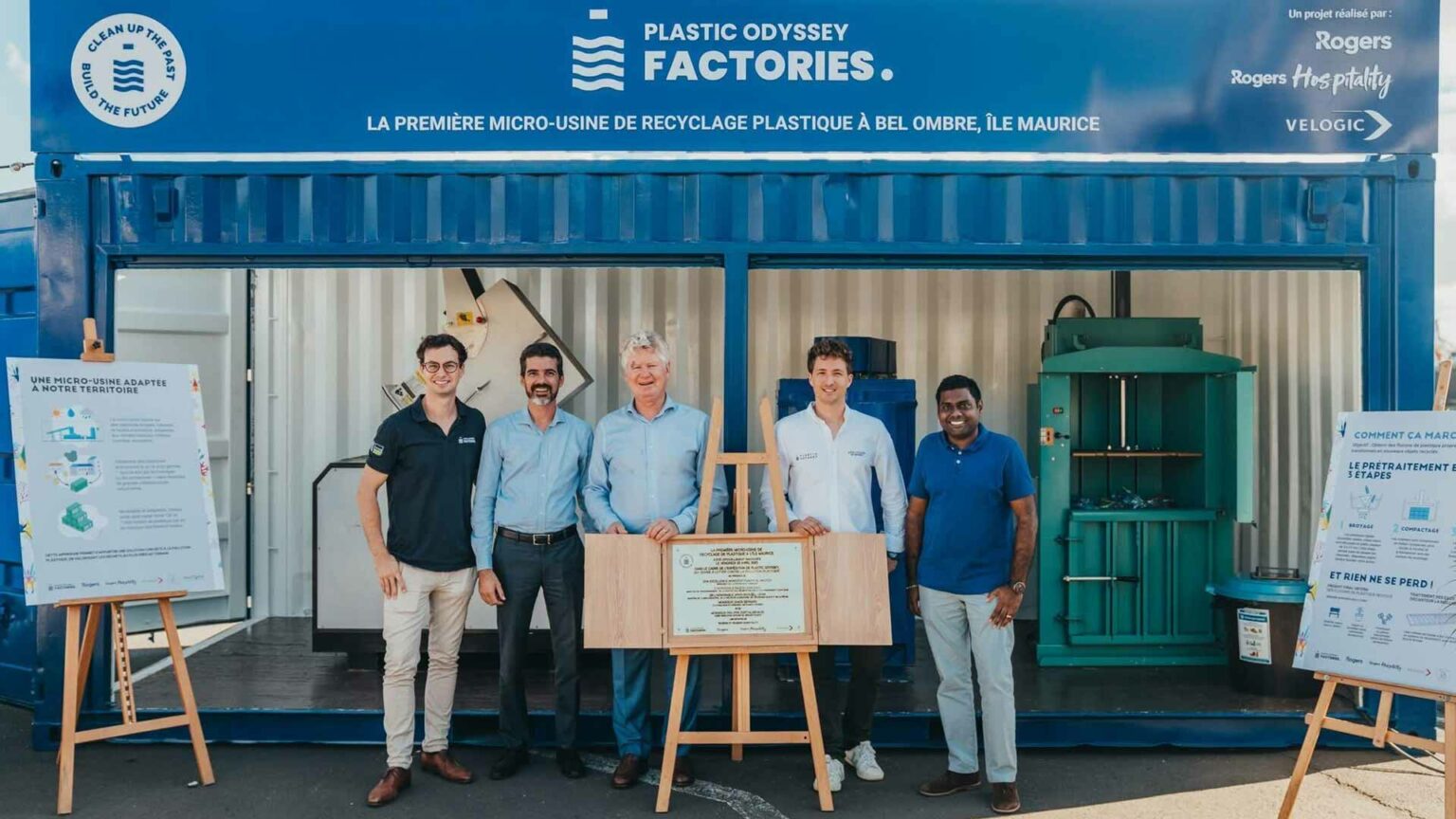 A New Plastic Waste Recycling Unit Installed in Mauritius | Plastic Odyssey